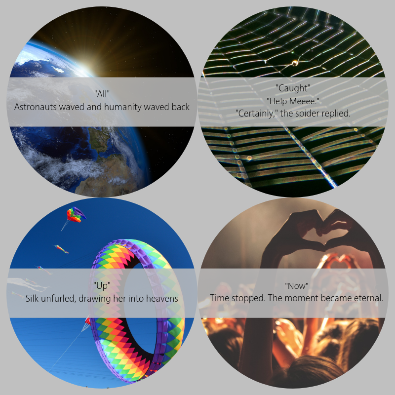 Six-Word Story Challenges – “All”, “Caught”, “Up”, and “Now”. – J. I ...